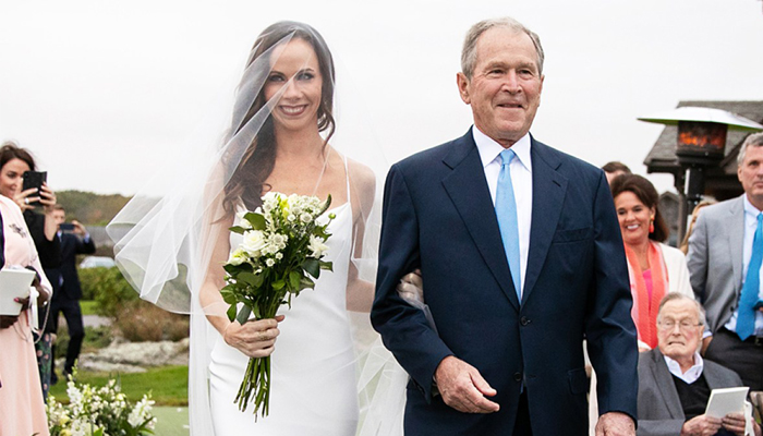ജോര്‍ജ് ഡബ്ല്യു ബുഷിന്‍റെ മകള്‍ ബാര്‍ബറ ബുഷ് വിവാഹിതയായി