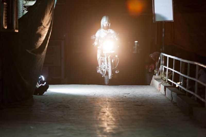 New Year celebrations: Youths race bike with crackers; video goes viral