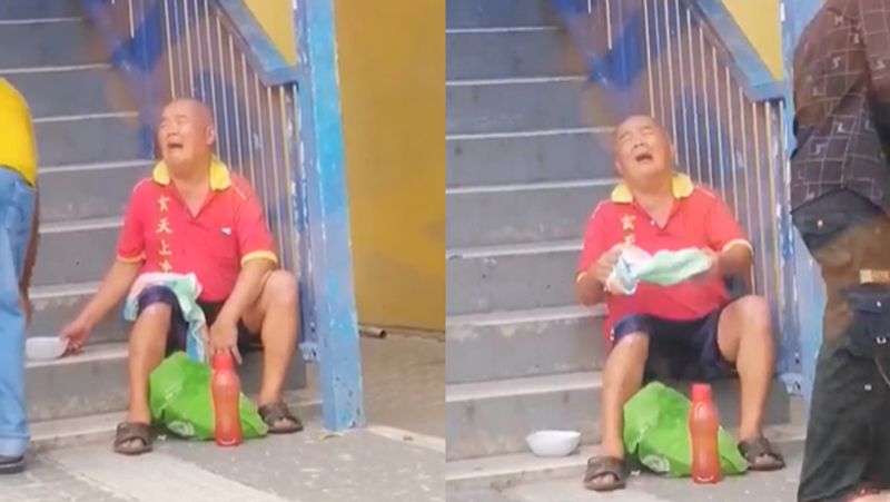 Hilarious Viral video of Malaysian beggar crying loudly - hilarious ...