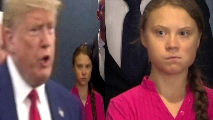 climate change star greta thunberg angry donald trump video viral ...