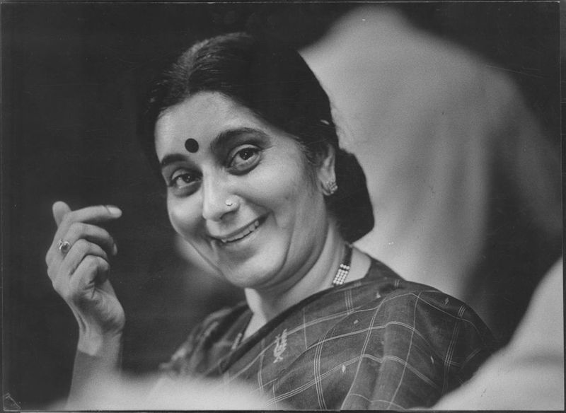 20 Rare Photographs Of Sushma Swaraj's Early Days With The BJP- MyNation