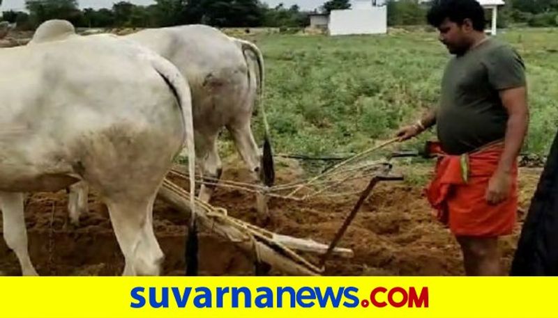 ಬೆಂಗ್ಳೂರು ಬಿಟ್ಟು ಹಳ್ಳಿ ಸೇರಿ ನೇಗಿಲು ಹಿಡಿದ ಮಾಜಿ ಶಾಸಕ..! | former mla ...