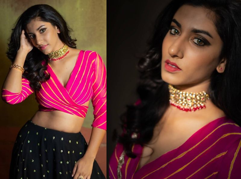 పింక్ టాప్ బ్లాక్ ఫ్రాక్...గ్లామర్ షోతో కాకరేపుతున్న యాంకర్ విష్ణు ...