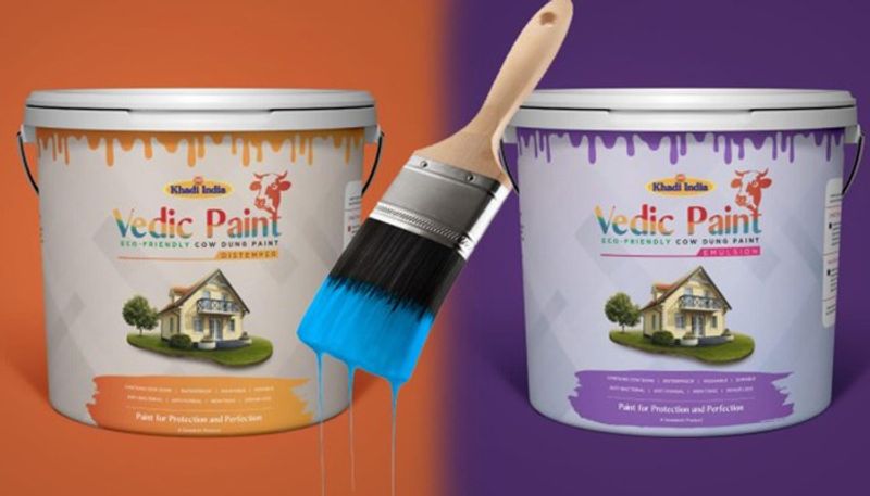 Here’s more about organic Vedic Paint that is made out of cow dung ...