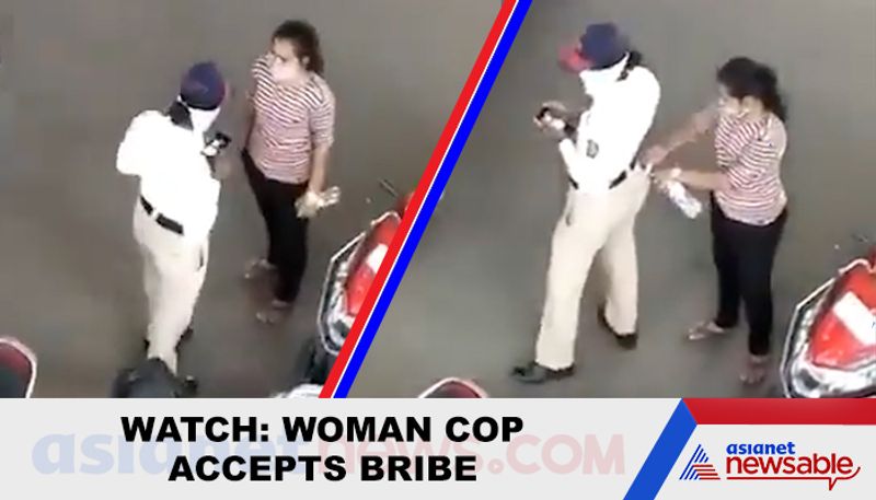 As video of traffic cop taking bribe goes viral, constable suspended