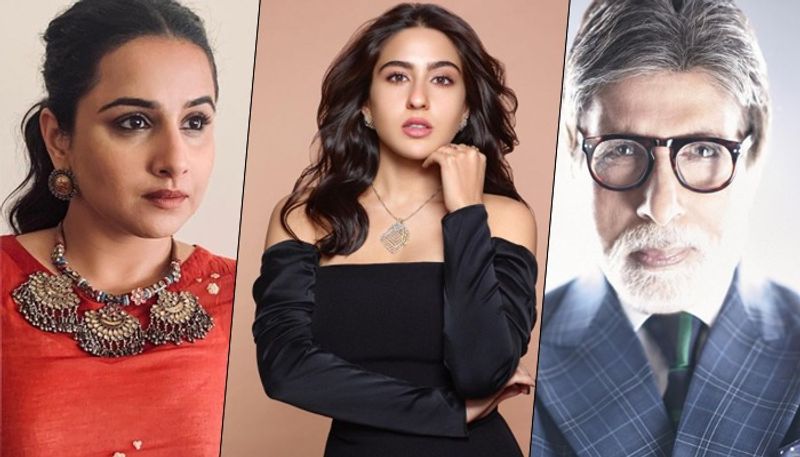 Sara Ali Khan to Amitabh Bachchan to Vidya Balan: 9 Bollywood actors ...