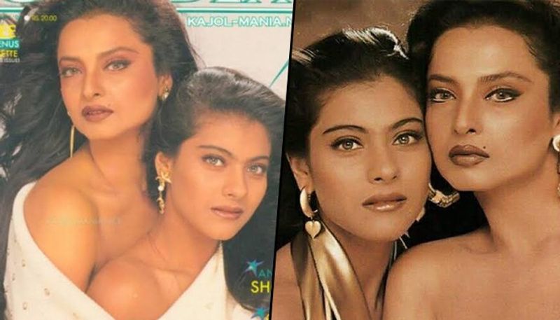 Rekha, Kajol's controversial photoshoot: When actresses raised eyebrows ...
