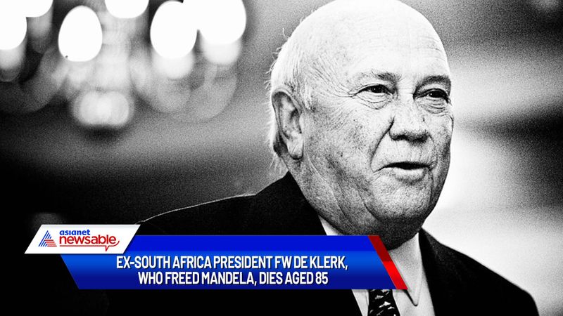 Life of South Africa's last apartheid president FW de Klerk, who freed ...