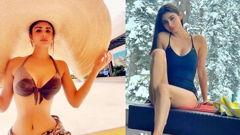 বক্ষের খাঁজ বার করে হট পোজ, কার্ভি কোমরে নেটদুনিয়ায় আগুন ধরালেন 'বঙ্গতনয়া' মৌনি - mouni roy ...