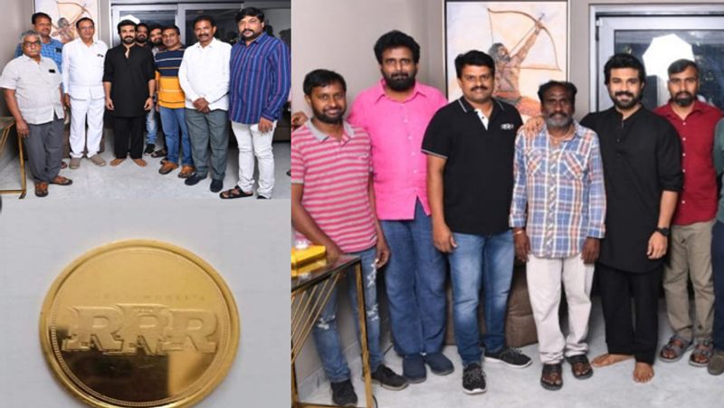RRR की सक्सेस के बाद राम चरण ने इन 35 लोगों को बांटे सोने के सिक्के, साथ में दी ये खास चीज भी ...