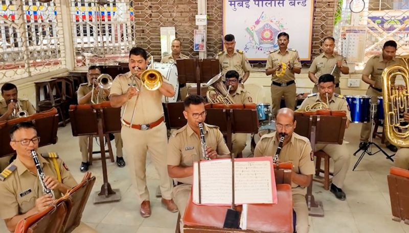Watch: Mumbai Police band performs a rendition of Egyptian song Ya ...