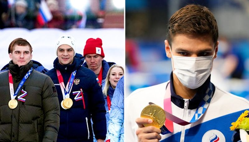 Pro-Putin swimmer Evgeny Rylov competes while serving ban; FINA orders ...