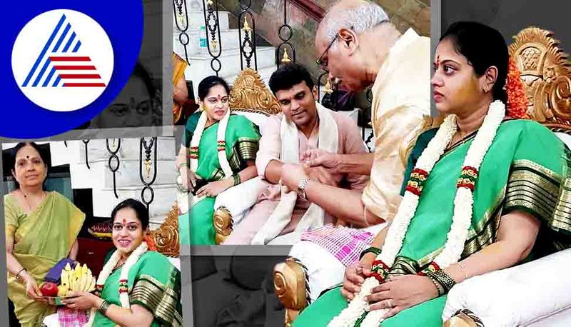ಗಾಯಕ ಹೇಮಂತ್ ಪತ್ನಿಗೆ ಸೀಮಂತ ಸಂಭ್ರಮ; ಇಲ್ಲಿವೆ ಅಮೃತ ಘಳಿಗೆಯ ಫೋಟೋಗಳು - Singer ...
