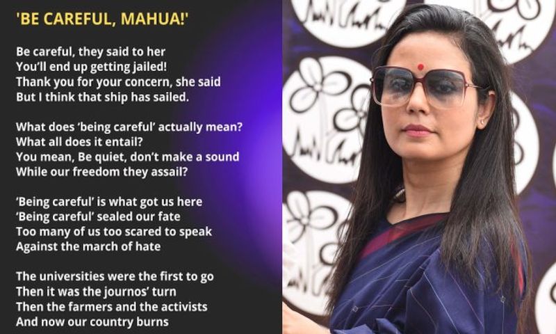 Mahua Moitra lashes out at critics, says 'Being careful is what got us ...