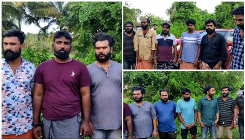 കുഴൽപ്പണം തട്ടിയെടുക്കാൻ തമ്പടിച്ച 13 അംഗ സംഘം പാലക്കാട് പിടിയില് ...