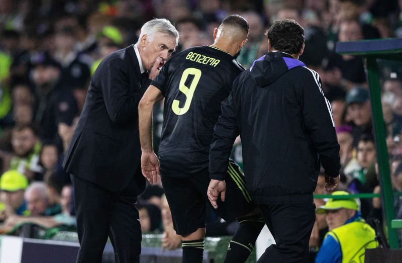 UCL 2022-23: 'Benzema's injury seems not so serious' - Ancelotti after ...