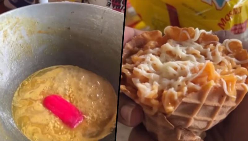 Heard of Maggi made with raspberry ice cream? Street vendor bizarre ...