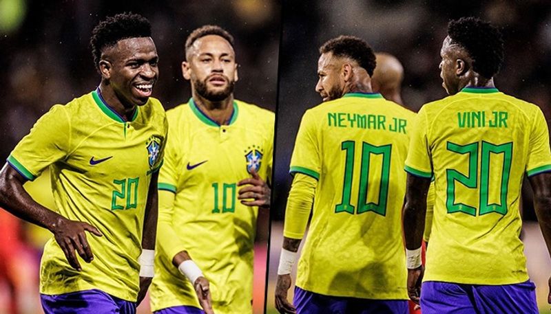 Brazil fans believe Vinicius Jr. and his 'idol' Neymar can lead country ...