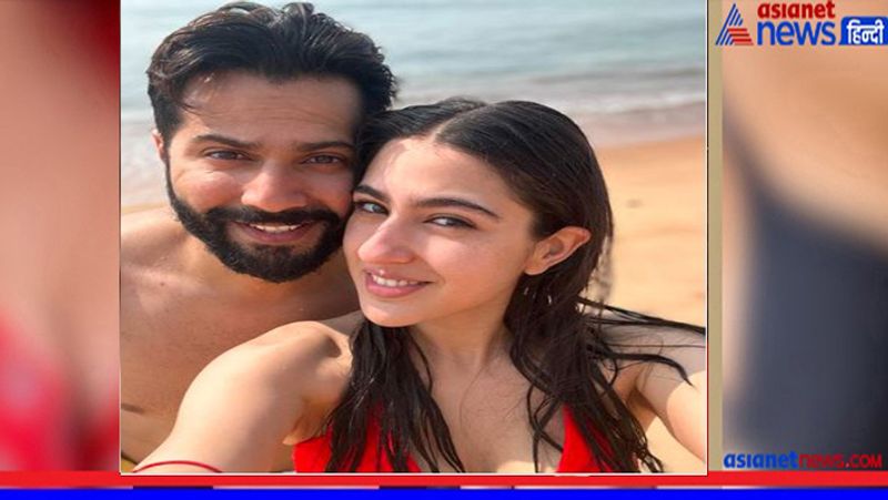 IFFI 2022 : वरुण धवन, सारा अली खान ने गोवा बीच पर किया एंजॉय, कूल अंदाज़ में दिखी कुली नं1 की ...