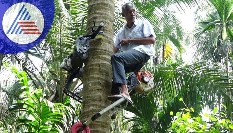 ಅಡಕೆ ಮರ ಬಳಿಕ ಈಗ ತೆಂಗಿನ ಮರ ಏರುವ ಟ್ರೀ ಬೈಕ್‌ ಅಭಿವೃದ್ಧಿ | After The Areca ...