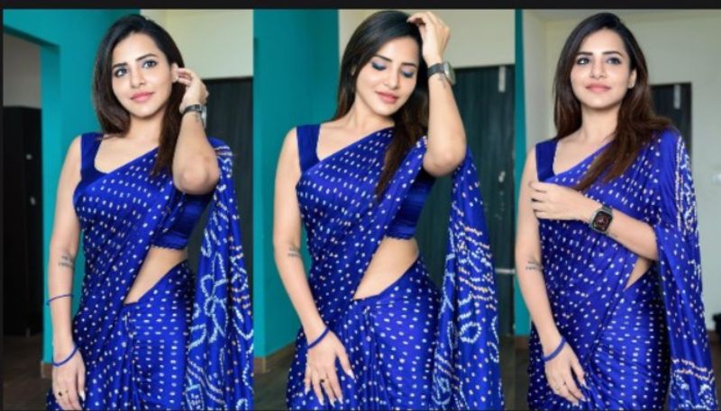 Ashureddy: కొంగు చాటున దాగున్న అందాలతో టెంప్ట్ చేస్తున్న ఆర్జీవీ.. బ్లూ ...