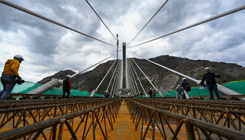 India's first cable-stayed rail bridge on Anji river in J-K nears completion; check details ...