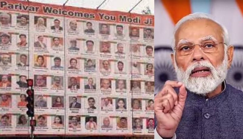 'മോദിയെ സ്വീകരിക്കാൻ പരിവാർ' തെലങ്കാനയിൽ പ്രധാനമന്ത്രിക്കെതിരെ ...