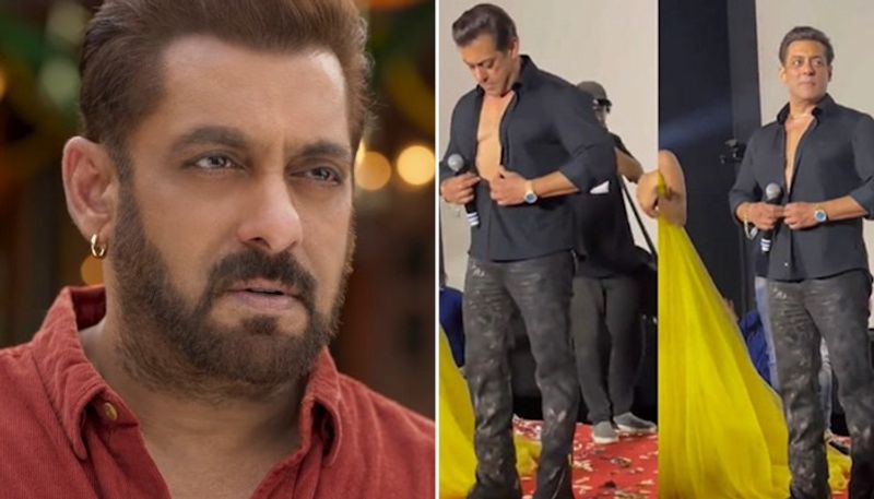 Salman Khan flaunts his six-pack abs amid trolls slamming him for using VFX in Kisi Ka Bhai Kisi ...