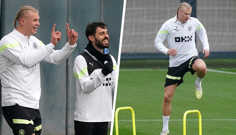 Champions League: Haaland shows off new hairstyle ahead of Bayern ...