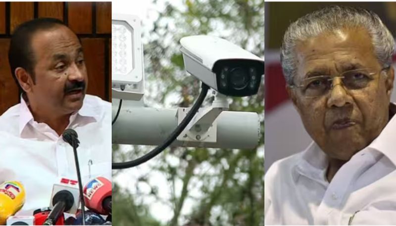 AI camera controversy - എഐ ക്യാമറ അഴിമതി - Vd satheesan in AI camera scam controversy and ...