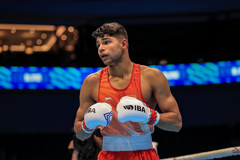 Indian Boxer Nishant Dev triumphs at 1st Olympic qualifier; Shiva Thapa ...