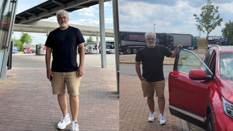 Ajith Slim Look Photos : வெளிநாட்டில் வெறித்தனமா ஒர்க் அவுட் செய்து ...