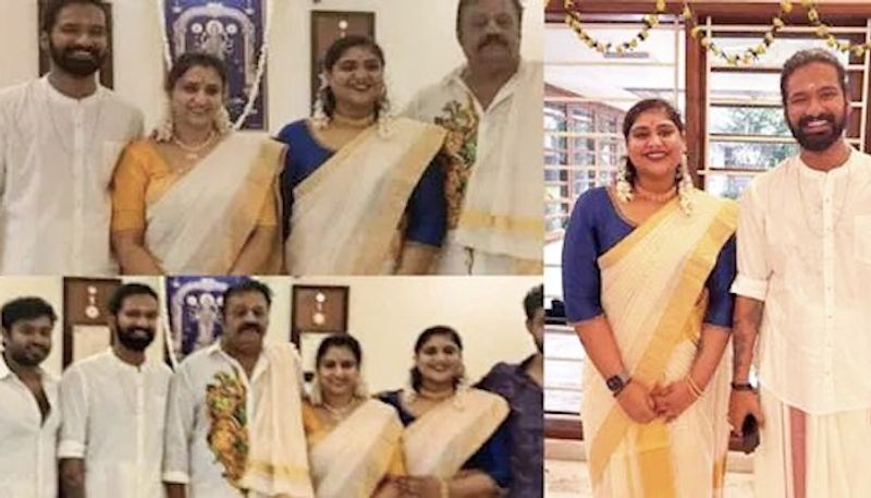Malayalam actor-politician Suresh Gopi's daughter Bhagya gets engaged to Sreyas Mohan, see ...
