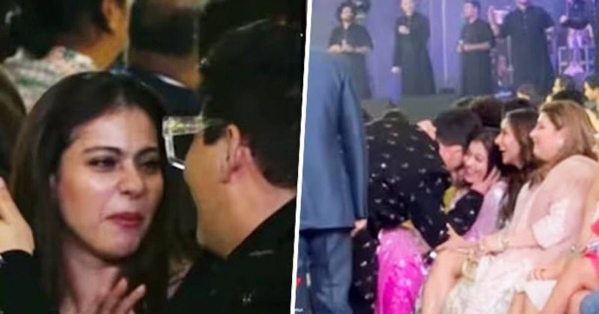 Kajol Starts Anjali Mode With Her Comical Faces To Bff Karan Johar At