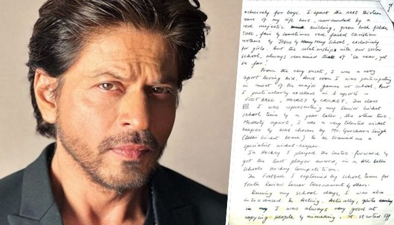 Shah Rukh Khan's old handwritten letter from college days goes VIRAL ...