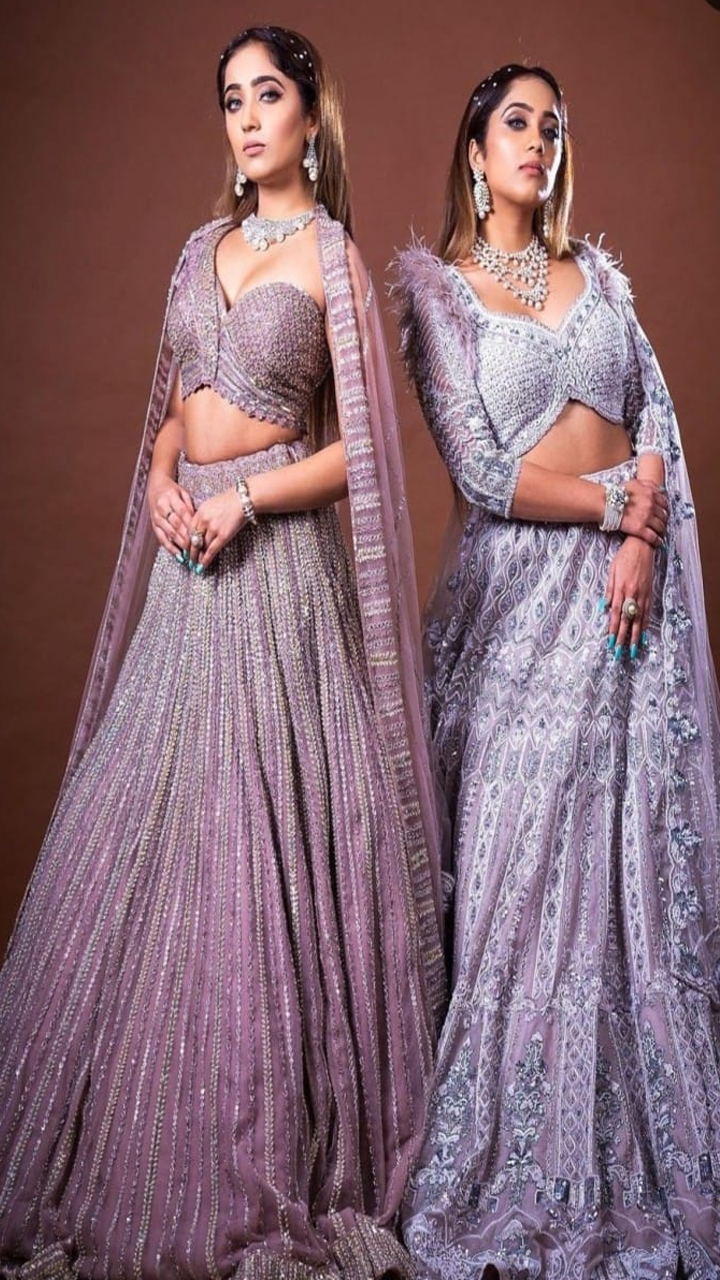 जुड़वां बहनें Chinki-Minki से लें Tips, रक्षाबंधन पर पहनें ये 10 लहंगे ...