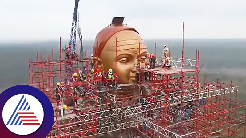 108 feet ತಲೆ ಎತ್ತಿರುವ adi shankaracharyaರ ಪ್ರತಿಮೆ; September 18 ರಂದು ...