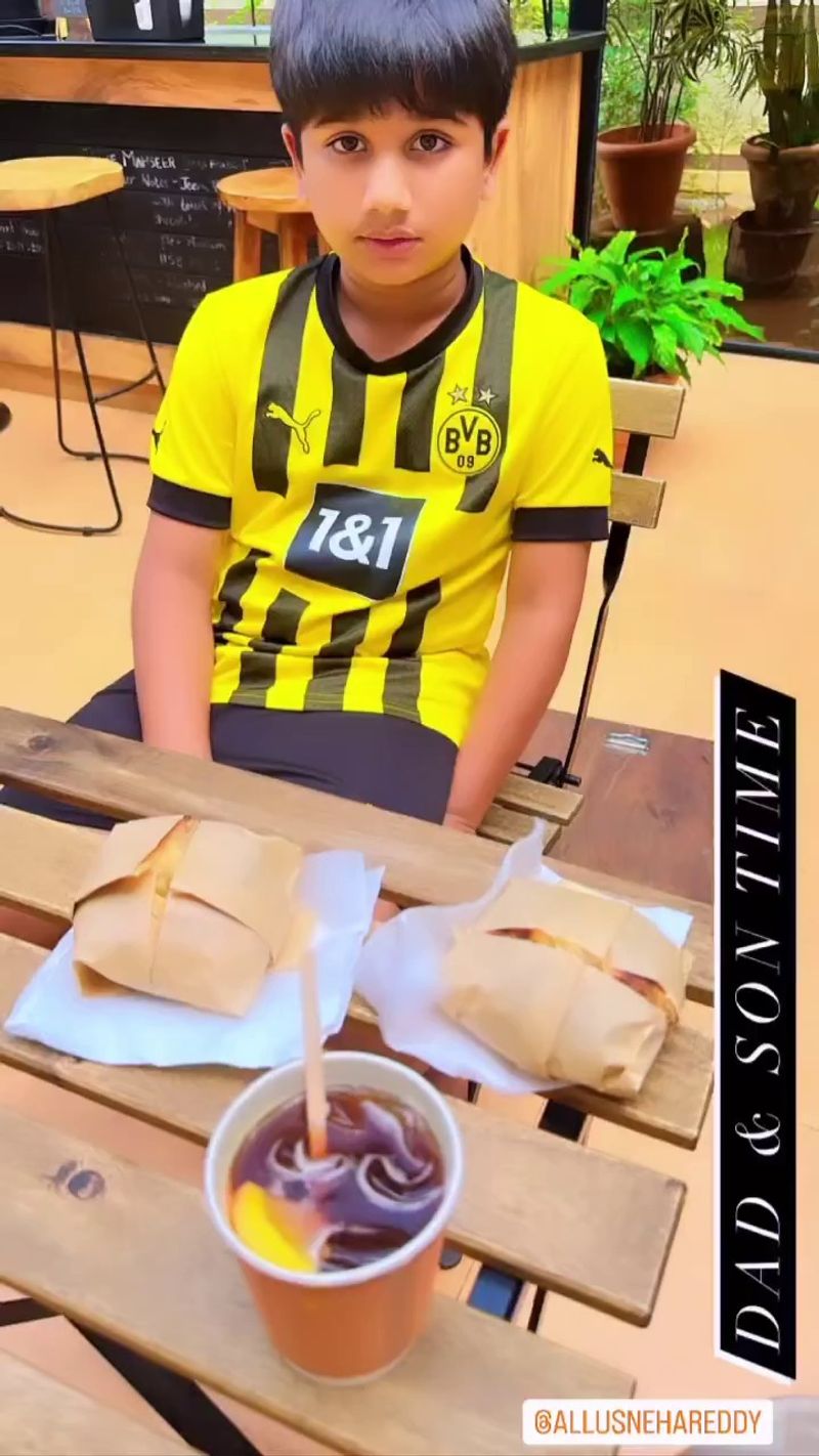 Allu Arjun shares adorable picture with son Allu Ayaan; says ”Dad & son ...