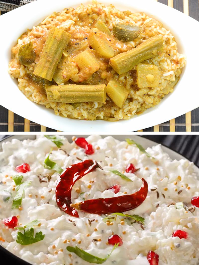 Biryani to Curd Rice-7 popular south Indian lunch items made by rice ...