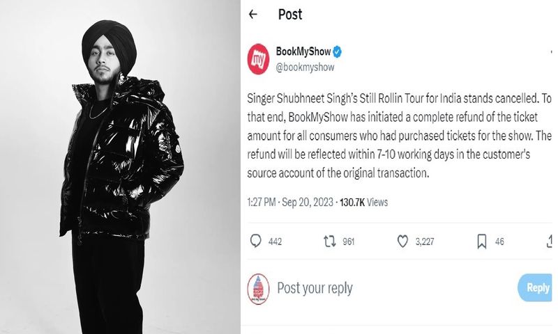 ಬಾಯ್ಕಾಟ್ ಹೋರಾಟಕ್ಕೆ ಬೆದರಿಂದ ಬುಕ್‌ಮೈಶೋ, ಕೆನಡಾ ಗಾಯಕ ಶುಭನೀತ್ ಕಾರ್ಯಕ್ರಮ ...