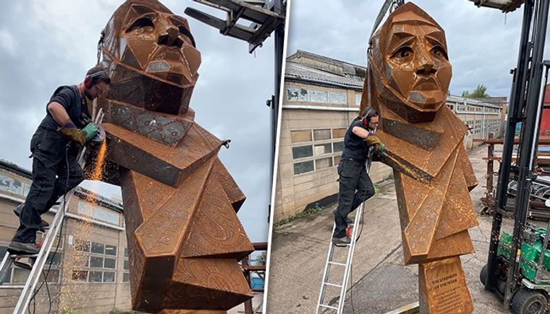 UK's 16-feet 'Strength of Hijab' statue: Sculptor Luke Perry talks ...