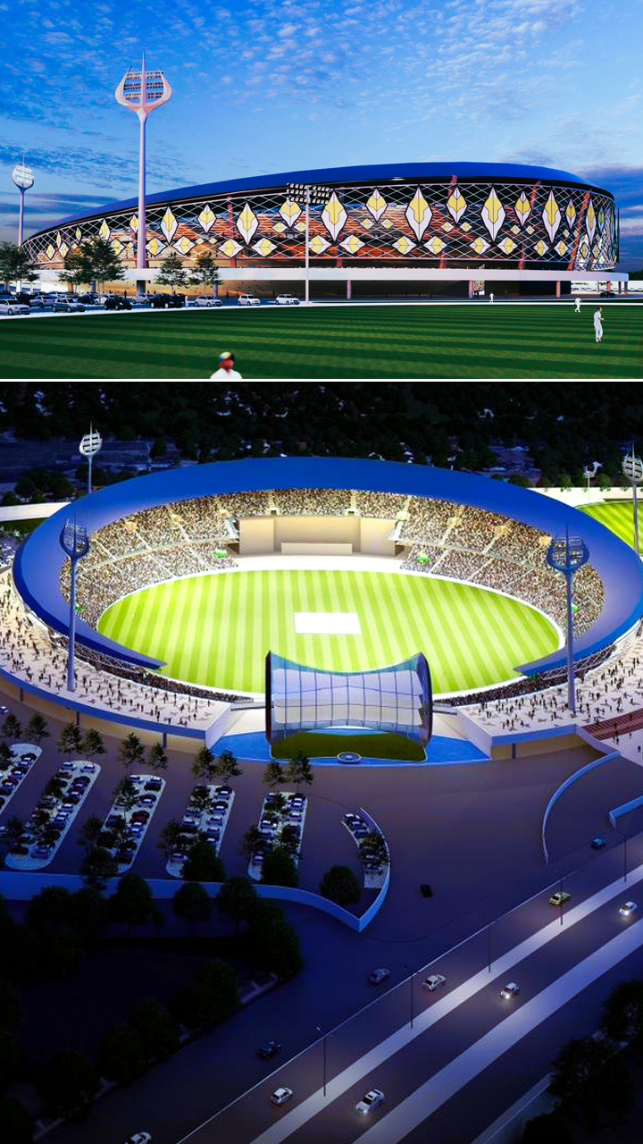 गंजारी क्रिकेट स्टेडियम: दुनिया के अनूठे ग्राउंड की अद्भुत PHOTOS - pm ...