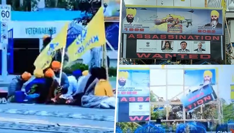 Controversial banners spark India-Canada row: Gurdwara faces removal ...
