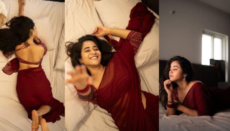 బెడ్‌పై విరహంతో వీరంగం చేస్తున్న బిగ్‌ బాస్‌ భామ.. బ్యాక్‌ అందాల తెర ఓపెన్‌ చేసి దీప్తి ...