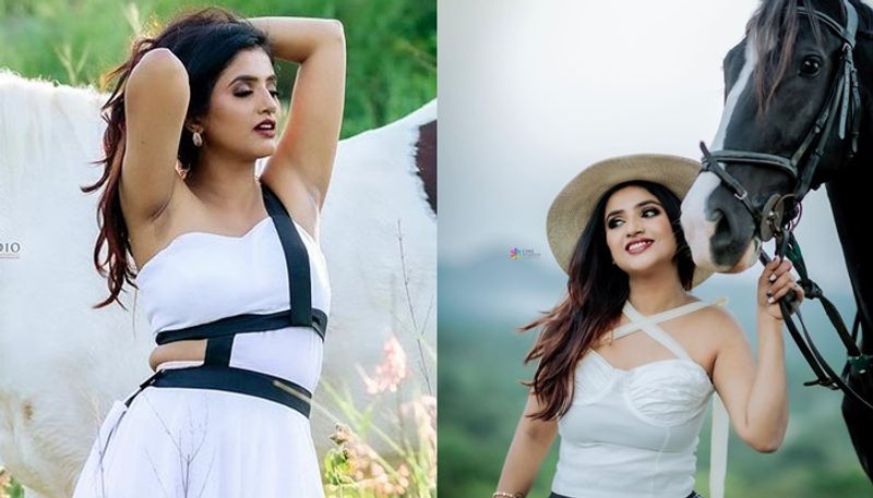 Anchor Jhanvi ಕುದುರೆಗಳ ಜೊತೆ ಬಂದ Gicchi Gili Gili ಜಾನ್ವಿ ಆದ್ರೆ ನೆಟ್ಟಿಗರು ಕಂಡಿದ್ದೇ ಬೇರೆ - jhanvi ...
