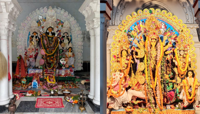 Durga Puja 2023: একচালা শোলার সাজের মহিষাসুরমর্দিনী, রানি রাসমনির ...