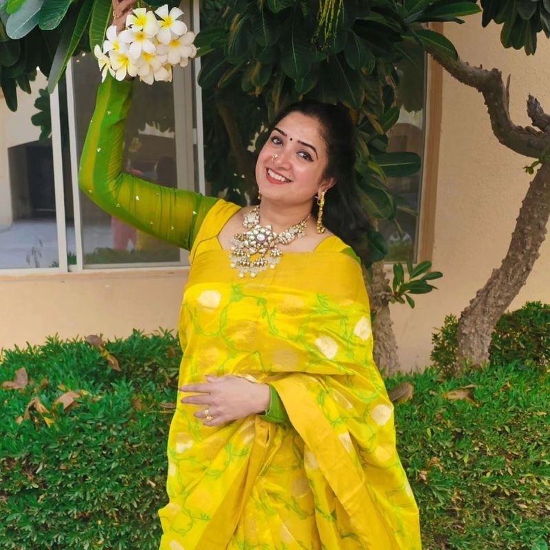 Anitha Vijayakumar: மஞ்சள் நிறமே.. மஞ்சள் நிறமே.. இன்றைய நவராத்திரி ...