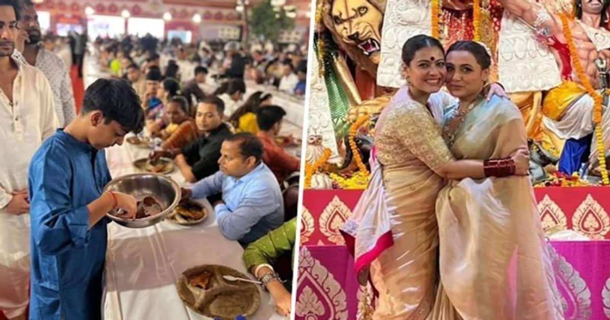 Kajol Gives Cute Pose With Cousin Rani Mukerji Drops Snap Of Son Yug