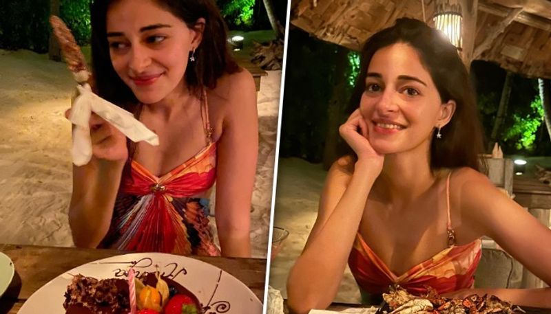 Ananya Panday shares glimpses of her birthday at Maldives; unseen video of her dancing to Kajra ...