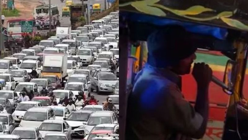 Mumbai Trafficನಲ್ಲಿ ಸಿಲುಕಿದವರಿಗೆ Music concert ನೀಡಿದ Mumbai auto driver ...